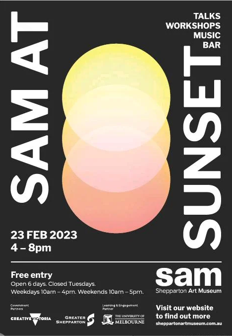 SAM at Sunset - Greater Shepparton City Council